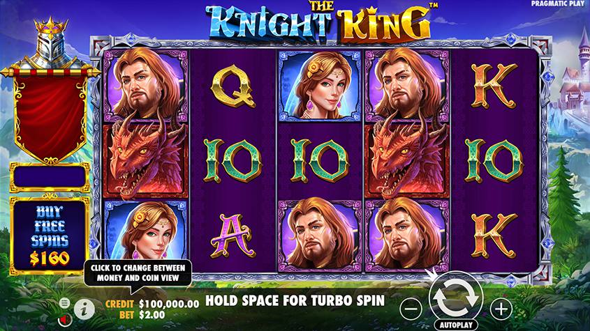 Rule the Kingdom with The Knight King Slot Game!